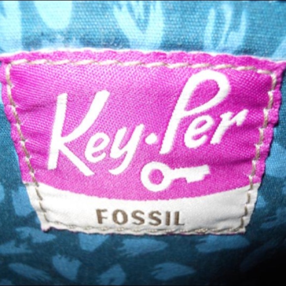 Fossil | Bags | Nwot Key Per Black And Silver Messenger Bag | Poshmark